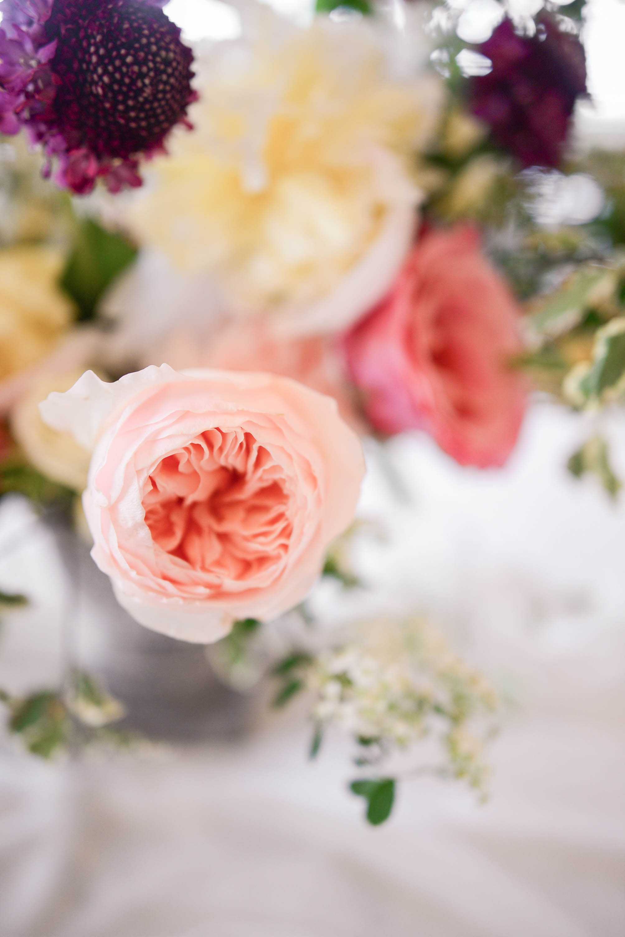 Dining Table Flowers - 5 Steps for a Simple Table Setting